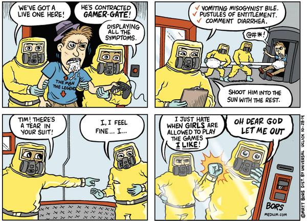 Matt Bors Compares Gamergate To Ebola In New Comic | The Mary Sue