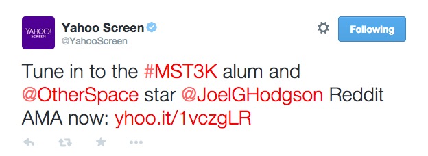 Mystery Science Theater 3000 Joel Hodgson AMA Right Now! | The Mary Sue