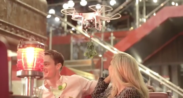 Blech: TGI Friday's Launches Mistletoe Drones | The Mary Sue