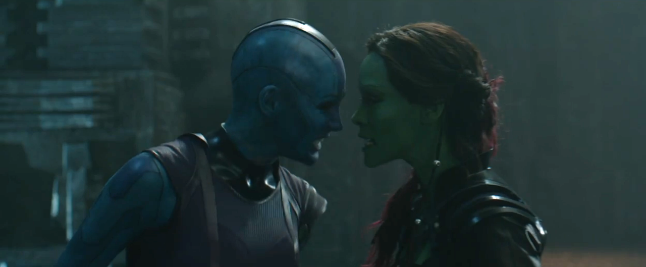 Deleted Guardians of the Galaxy Scene Of Gamora and Nebula | The Mary Sue