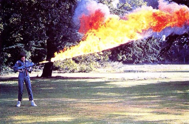 TWS: Sigourney Weaver Tests Alien Flamethrower | The Mary Sue