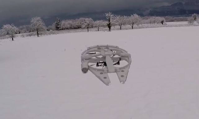 Some Scruffy Nerf Herder Built a Millennium Falcon Drone | The Mary Sue