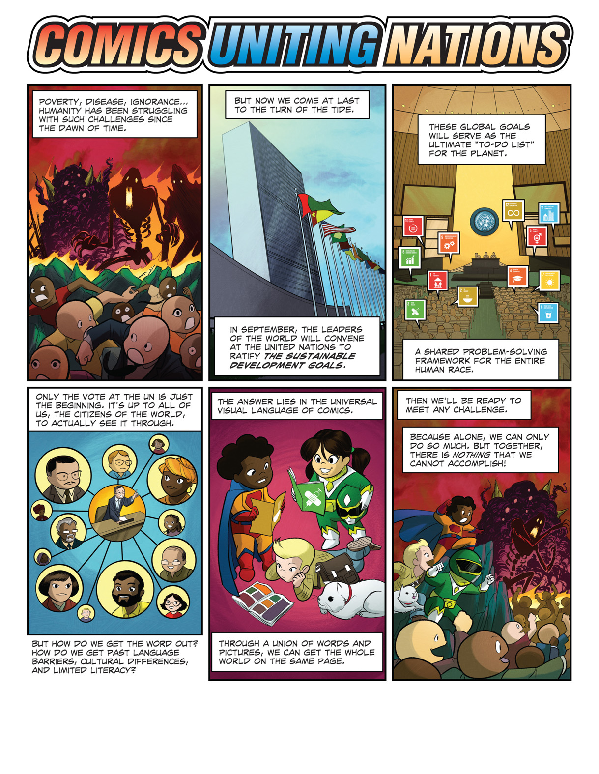 Comics Uniting Nations Attempt to Make the World Better | The Mary Sue