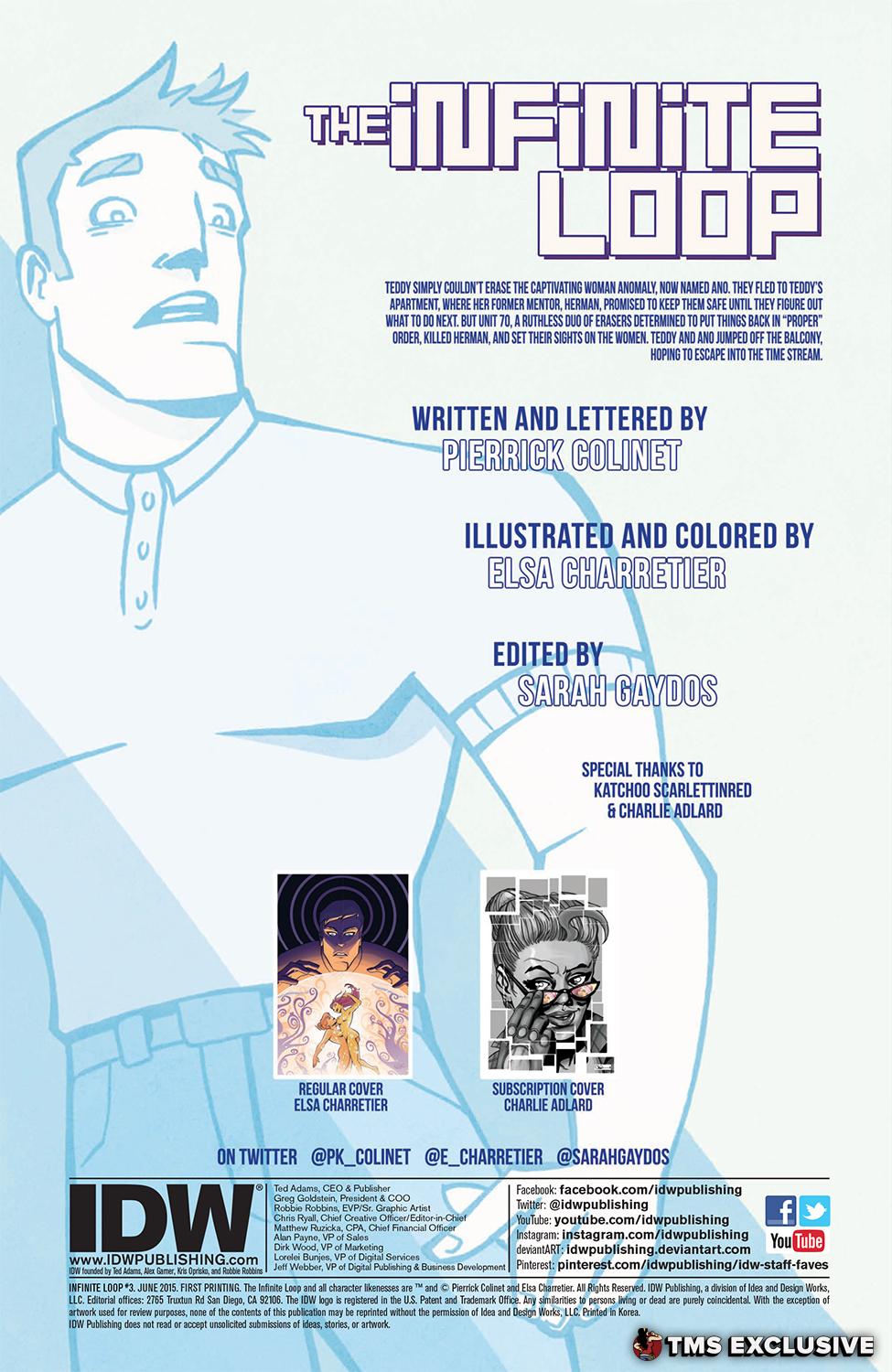 IDW Exclusive Comic Preview The Infinite Loop #3 | The Mary Sue