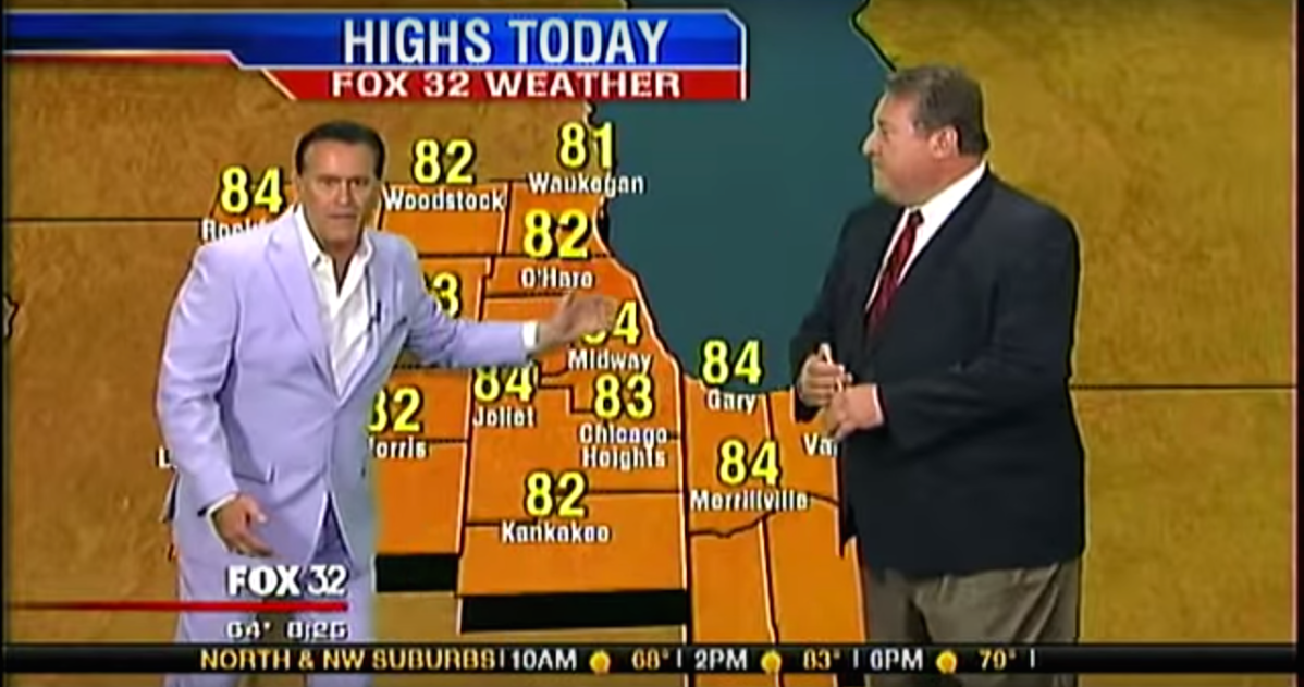 Things We Saw Today: Bruce Campbell, Weatherman | The Mary Sue