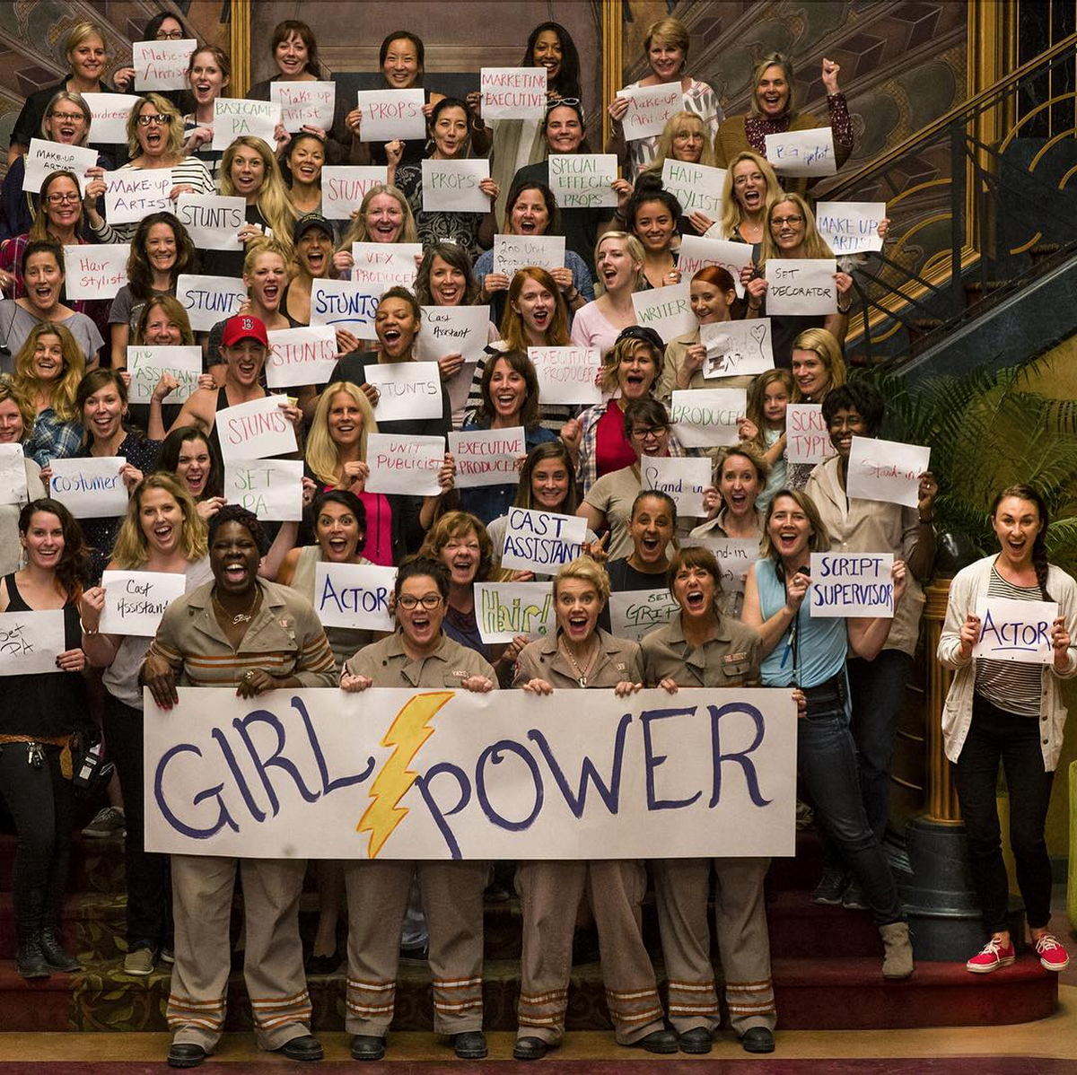 All of Ghostbusters' Girl Power in One Fierce Photo | The Mary Sue