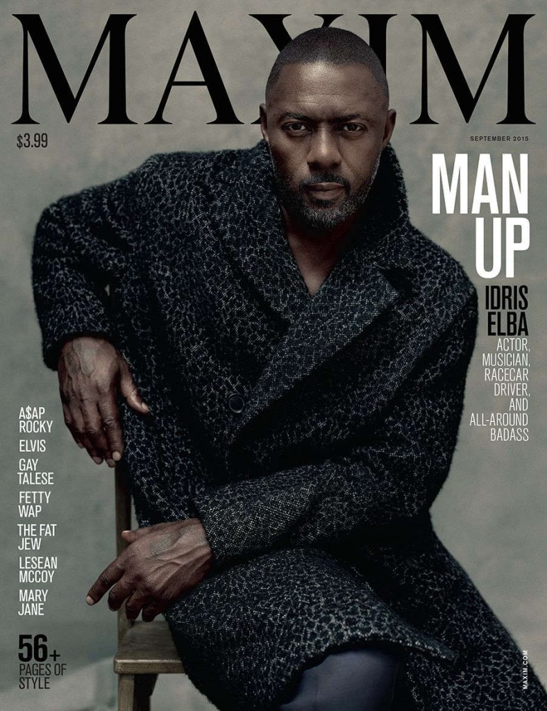 Idris Elba Graces Maxim Magazine First Ever Solo Male Cover | The Mary Sue