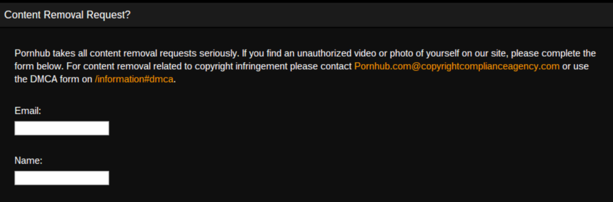 Pornhub Adds New Reporting System for Revenge Porn | The Mary Sue