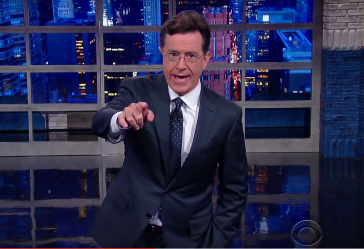 Stephen Colbert's Awkward Story About George Lucas' Visit | The Mary Sue