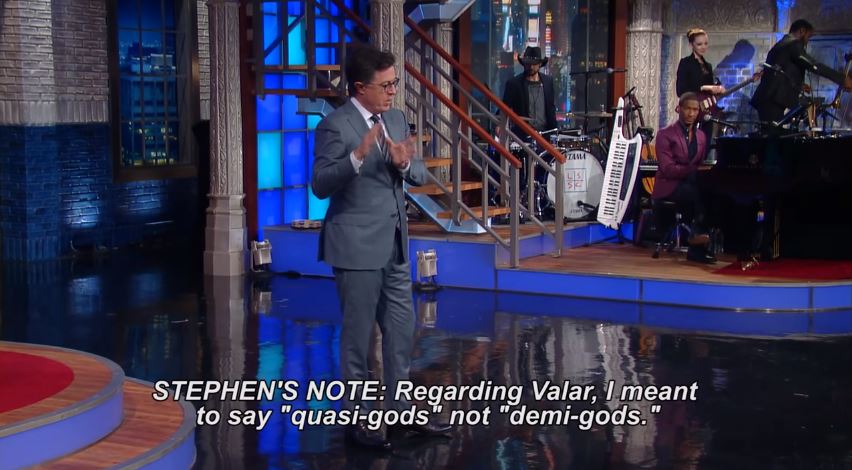 Stephen Colbert Answers More LOTR Questions | The Mary Sue