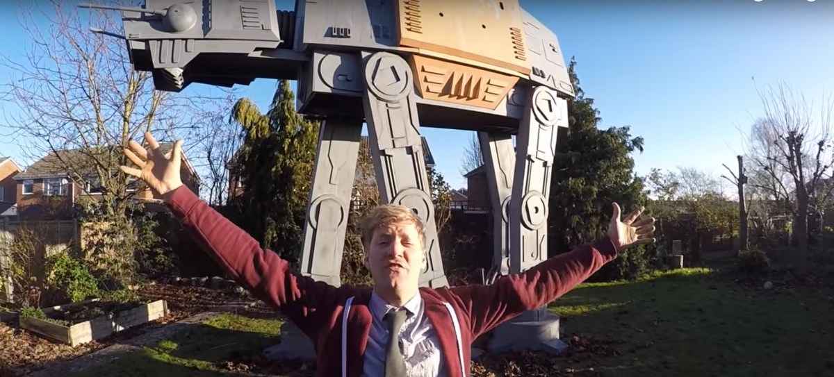Colin Furze, Builds His Kids An AT-ACT Playhouse | The Mary Sue