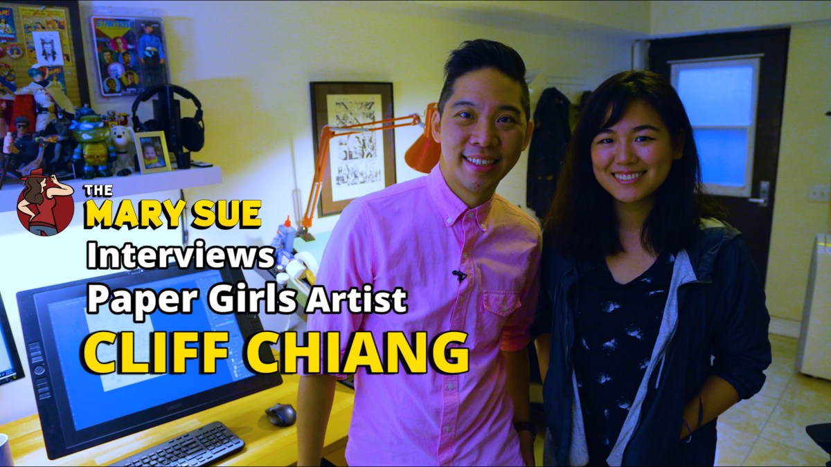 TMS Visits Cliff Chiang's Studio to Talk Paper Girls | The Mary Sue