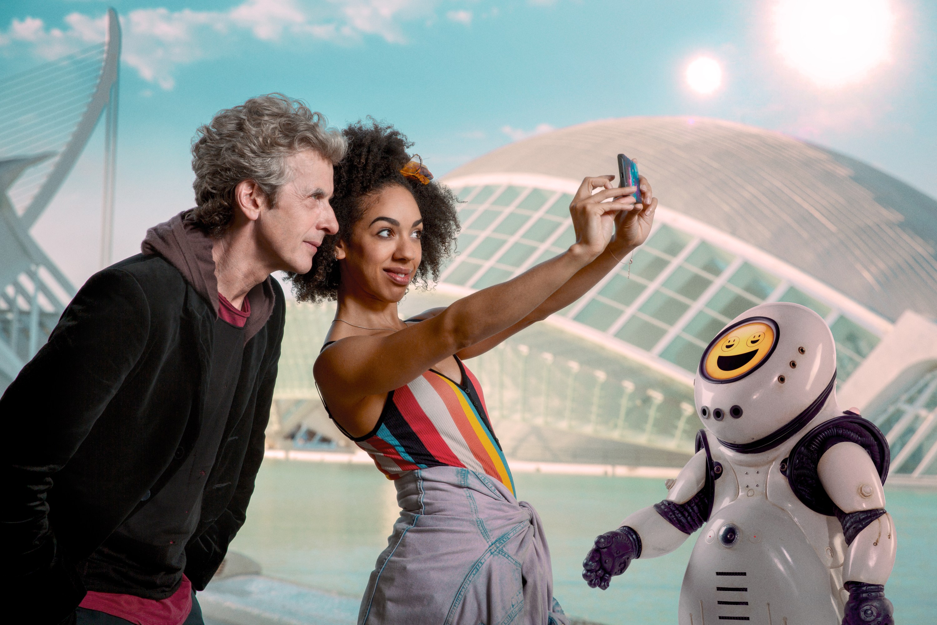 Doctor Who Takes on Emoji-Robots In New Photos | The Mary Sue