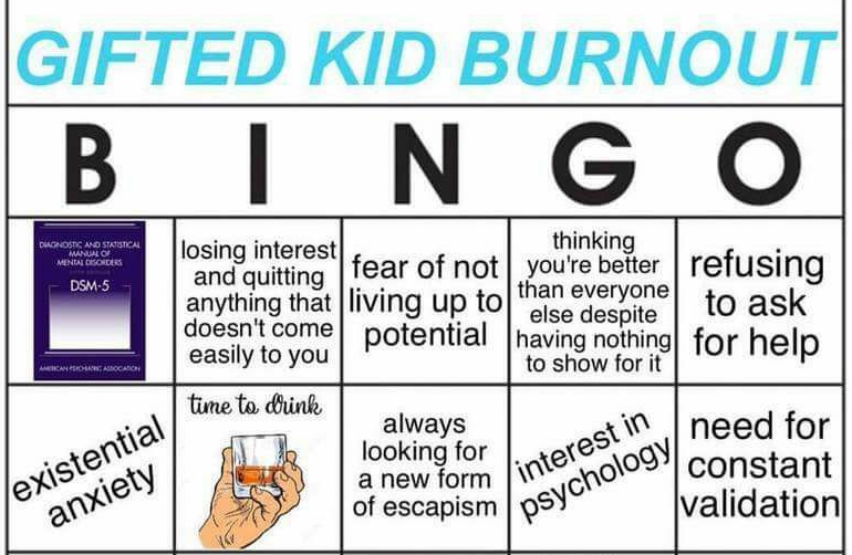 Gifted Kid Burnout Meme | The Mary Sue