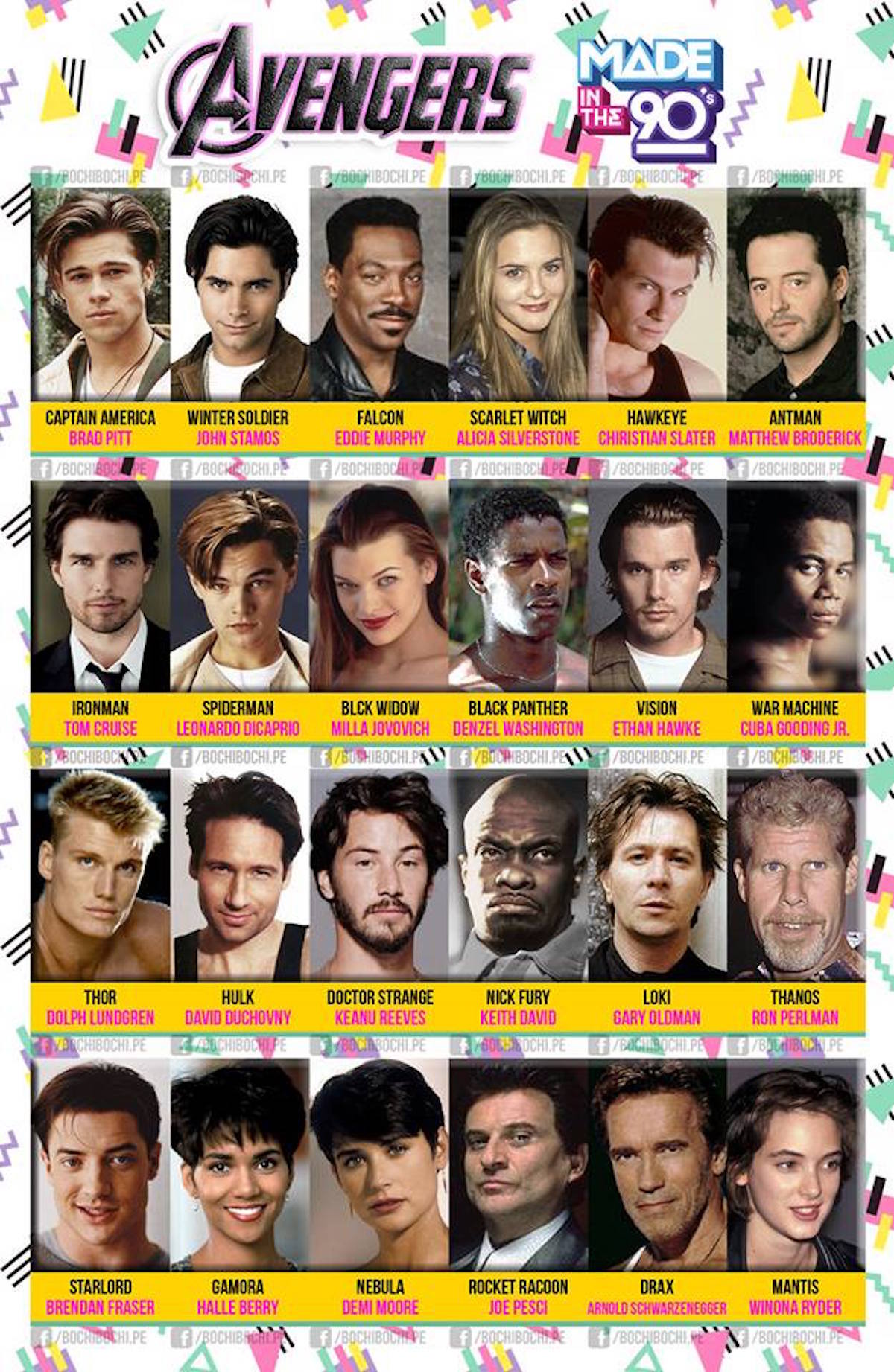 The Avengers Cast in the '90s Is Perfect | The Mary Sue