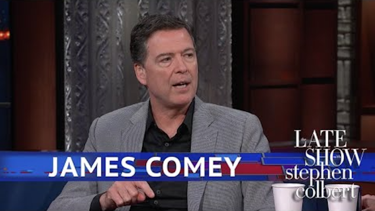 Stephen Colbert and James Comey Talk Trump | The Mary Sue