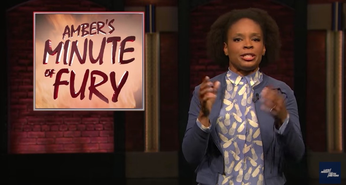 Amber Ruffin's "Minute of Fury" Against Roseanne and White People ...