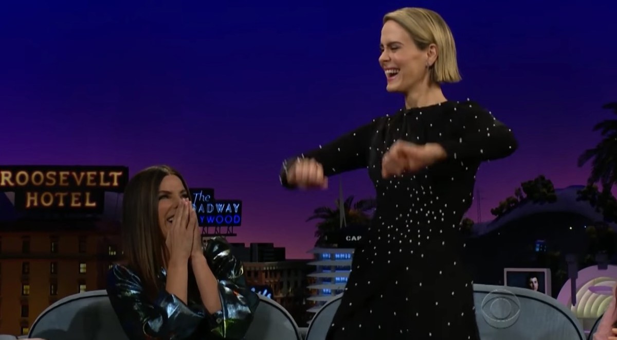 Sarah Paulson Shows Off Her Mom Dance on The Late Late Show | The Mary Sue