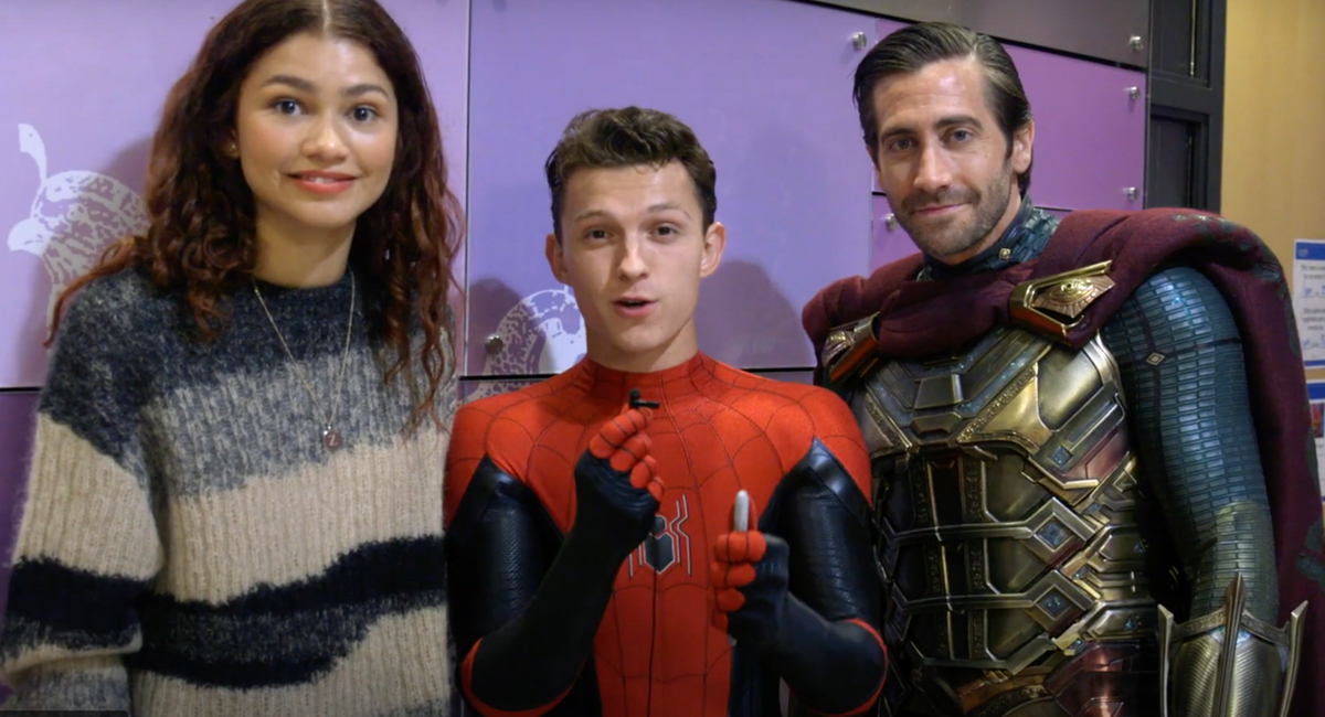 Spider-Man: Far From Home Cast Visits Children's Hospital | The Mary Sue