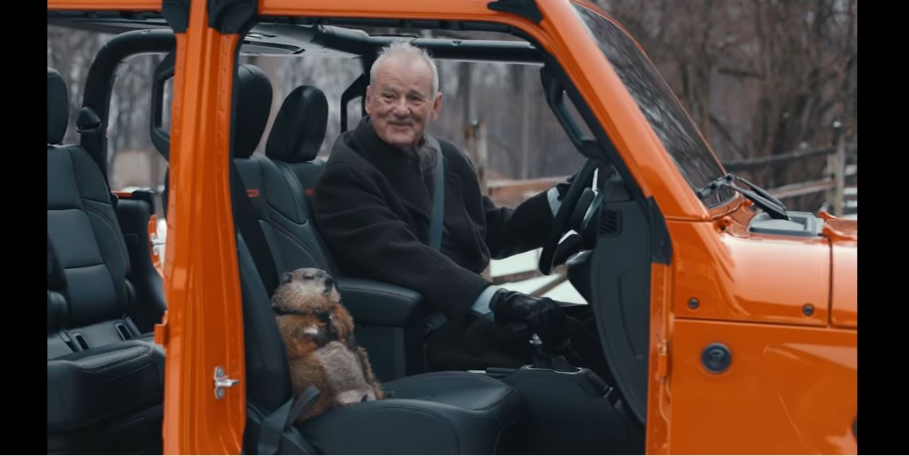 Bill Murray Relives Groundhog Day in Super Bowl Jeep Ad | The Mary Sue