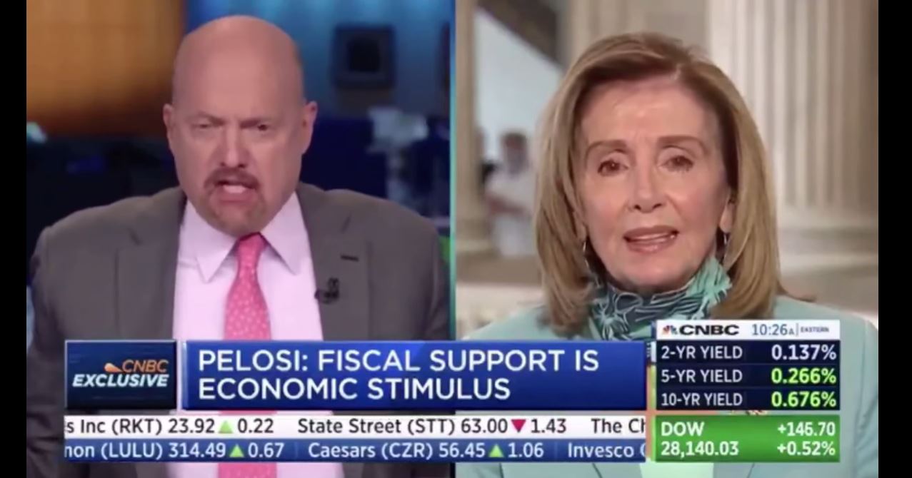 Jim Cramer Calls Nancy Pelosi 'Crazy' To Her Face | The Mary Sue