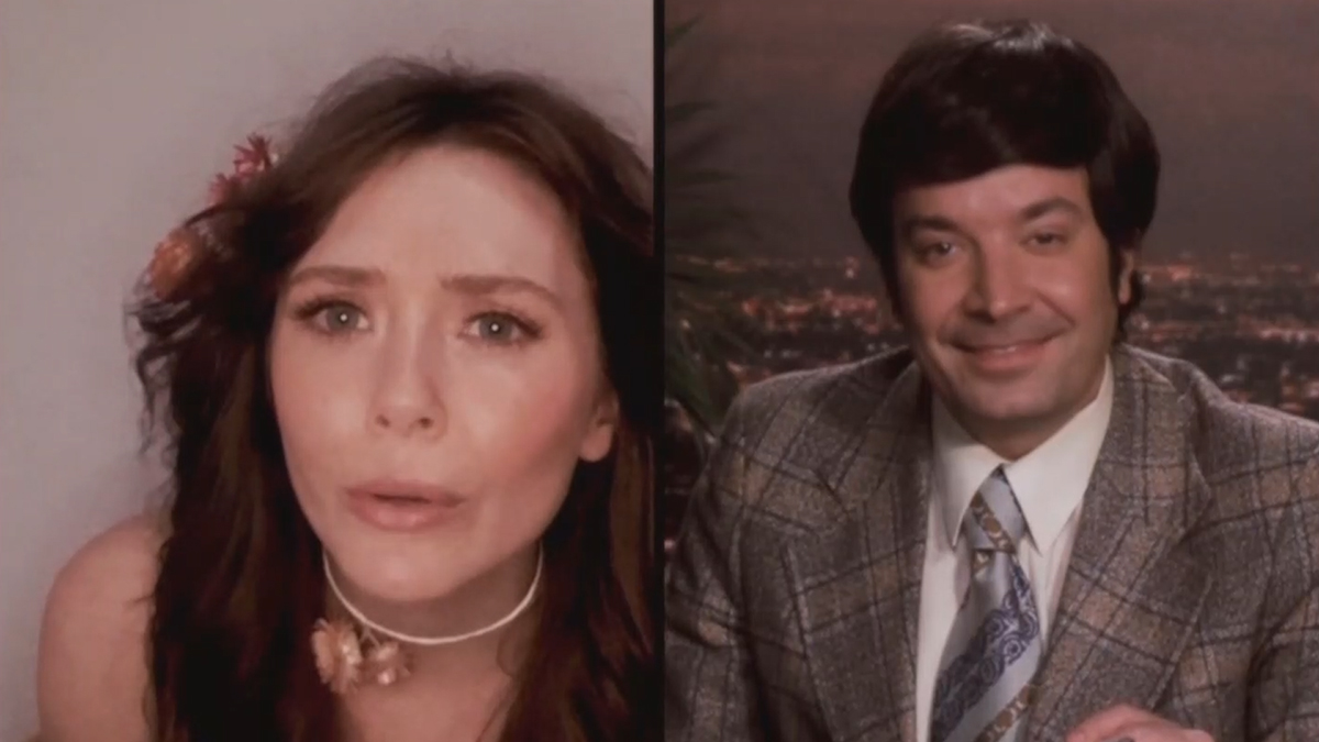 Jimmy Fallon Took Elizabeth Olsen Through It!