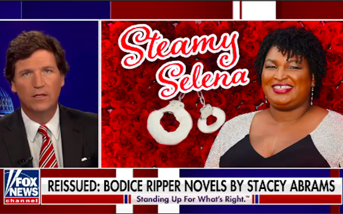 Tucker Carlson Went After Stacey Abrams' Romance Novels