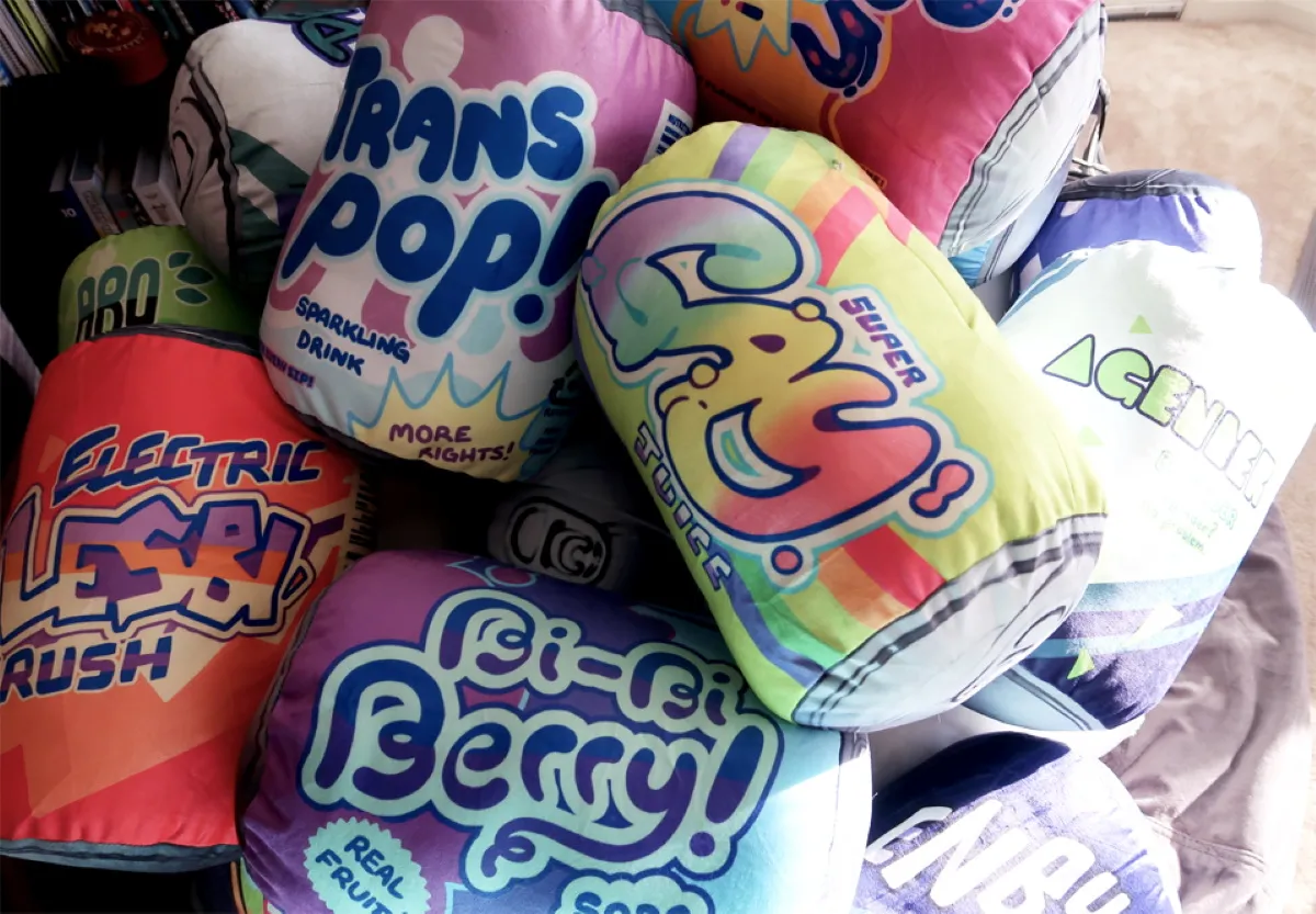 'Pride Sips' Kickstarter Is Creating Queer Drink Pillows