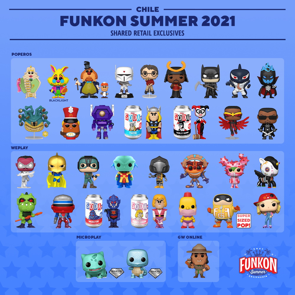 FunKon 2021 Shared Retail Exclusives Packed With So Many Things