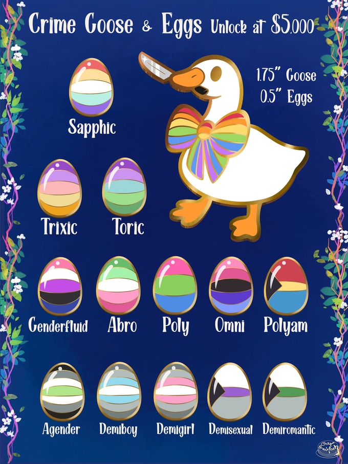 The Pride Flock Enamel Pin Kickstarter Has Taken Flight!