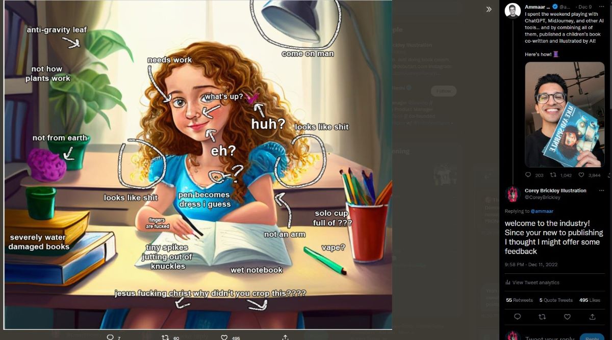 Librarians, Artists, & Authors Lambast AI Children's Book | The Mary Sue