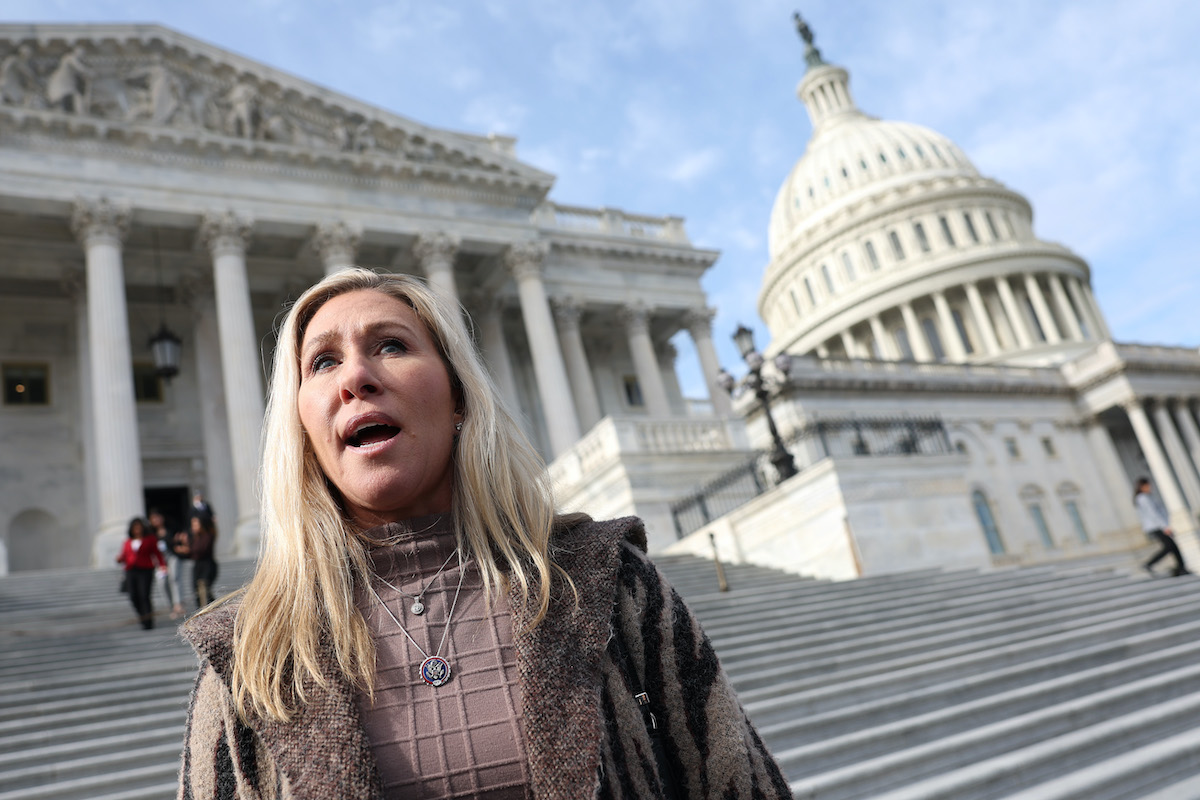 Rep. Marjorie Taylor Greene Calls for Red States to Secede From the ...