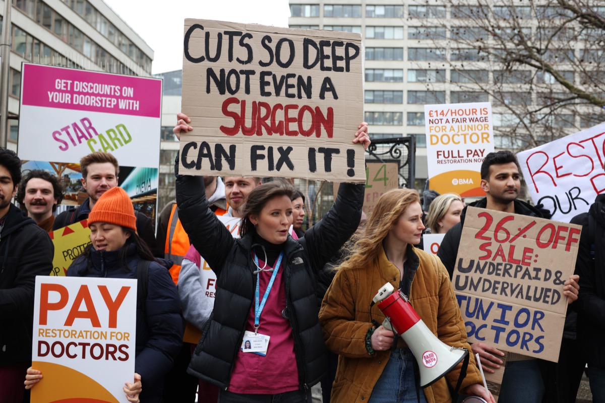 Junior Doctors Launch Fifth Strike Action As NHS Waitlists Hit New High ...
