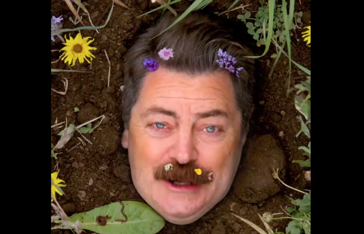 Nick Offerman's Sexy Soil Talk has Brightened My Day | The Mary Sue