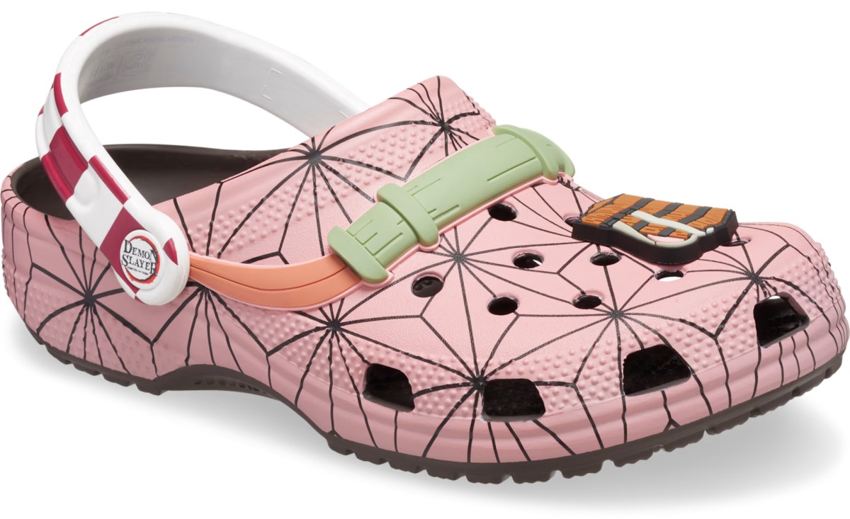 Demon Slayer Crocs Collab: Zenitsu Crocs, Demon Slayer Jibbitz, and ...