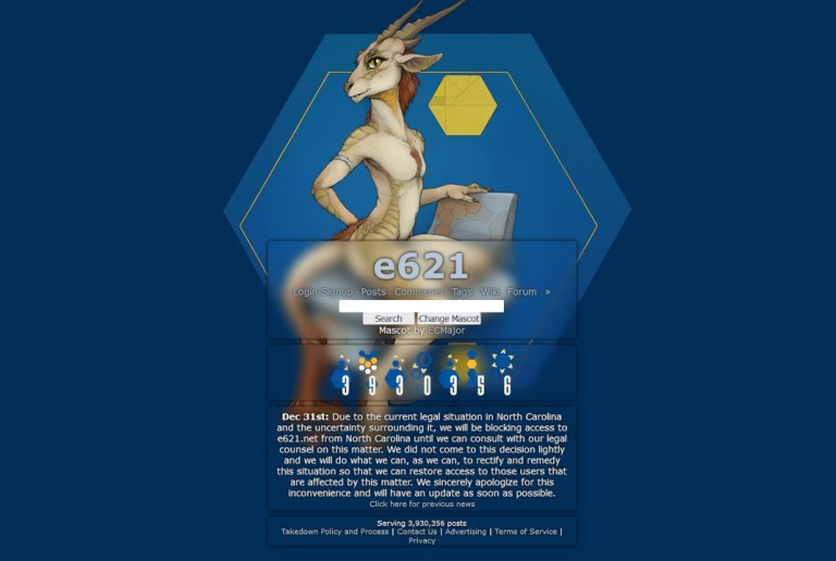 What Happened to e621 in North Carolina? | The Mary Sue