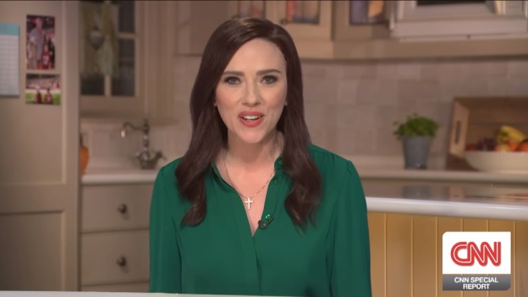 Scarlett Johansson Drags Katie Britt in 'SNL's Pitch Perfect Cold Open ...