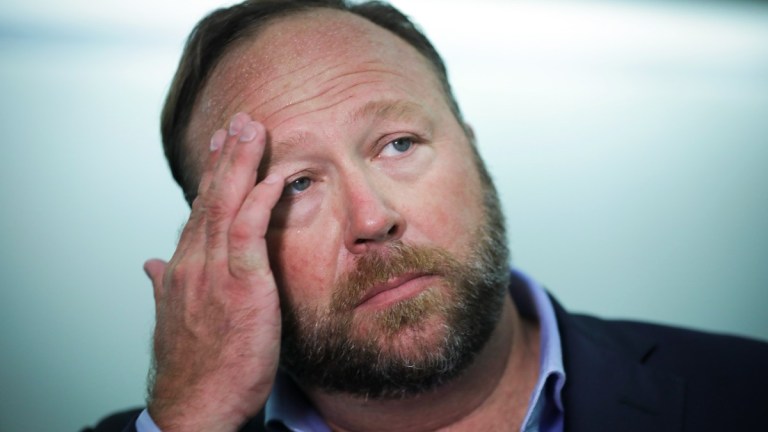 Alex Jones Cries Over Selling Ranch To Pay Sandy Hook Shooting Families ...
