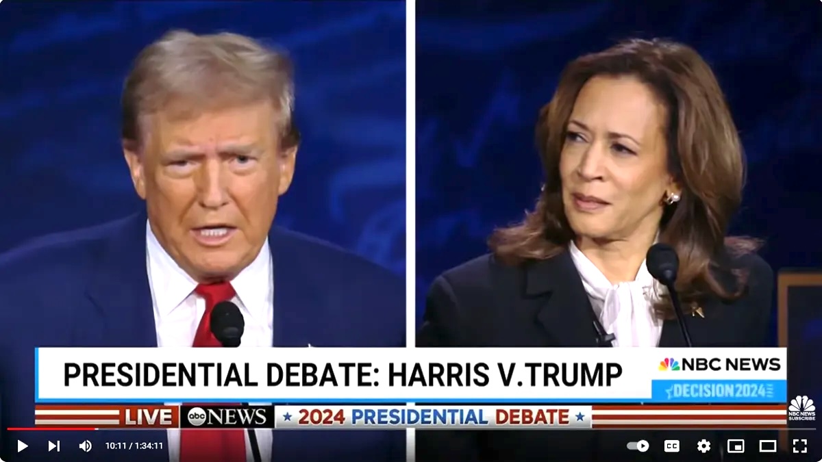 Kamala Harris' 'people leaving Trump rally early' claim, explained ...
