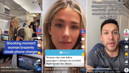 Man who accused woman of stealing his charger in viral TikTok admits he ...