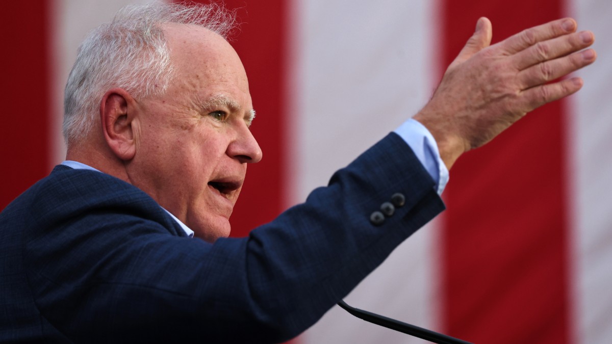 ‘It’s stupid, buffoonish, childish’: Tim Walz tears into Trump for ...