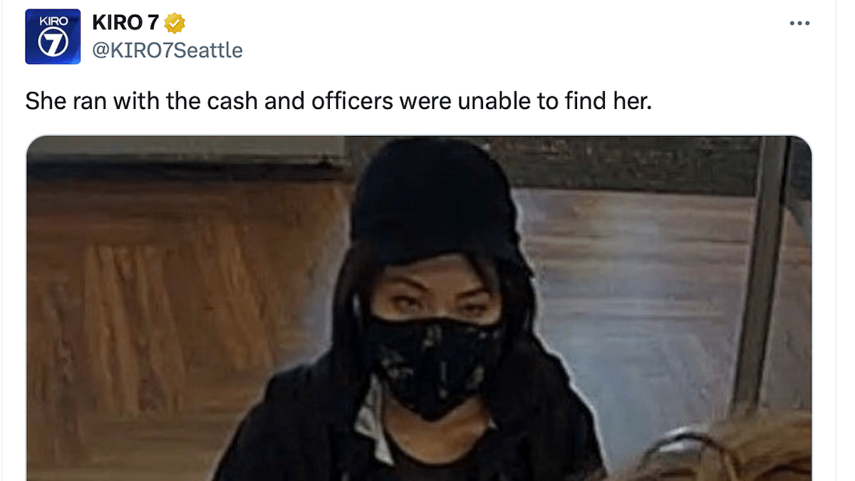 'In this economy I understand girl': Female bank robber allegedly ...