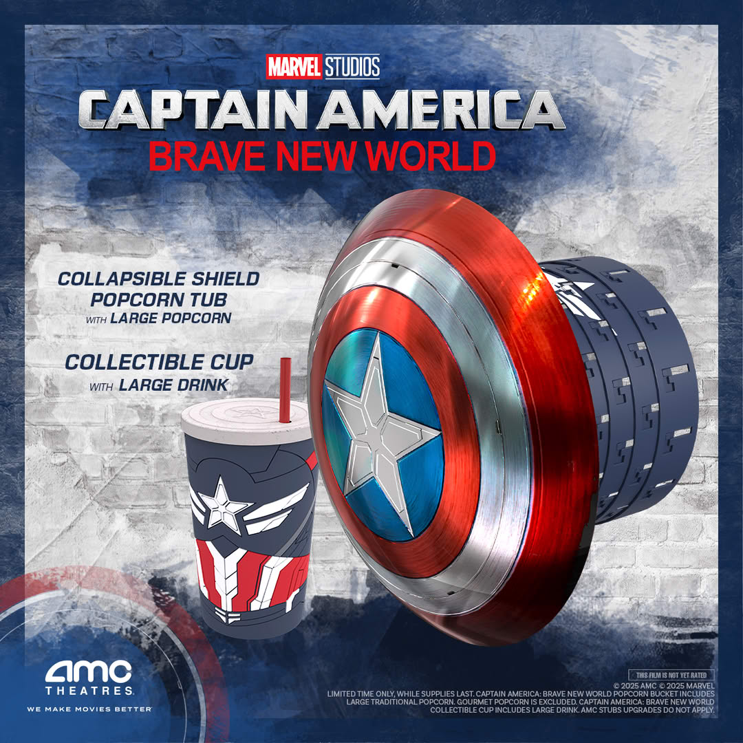 'Captain America: Brave New World' popcorn buckets: Where to buy ...