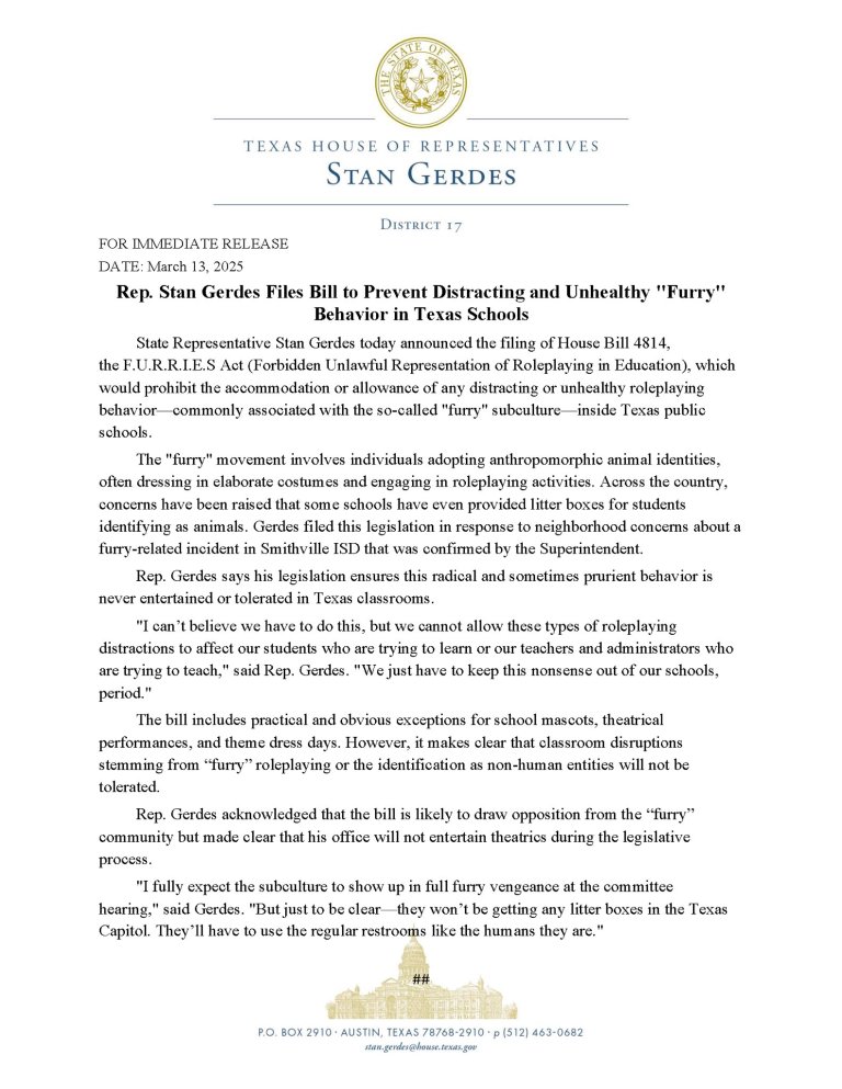 A Texas bill could ban 'furries' from public schools—yes, really | The ...