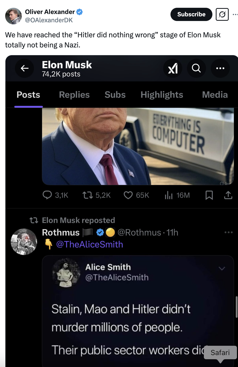 Elon Musk's seemingly pro-Hitler post should actually terrify you | The ...