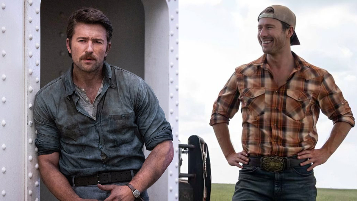 Brandon Sklenar and Glen Powell should play brothers | The Mary Sue
