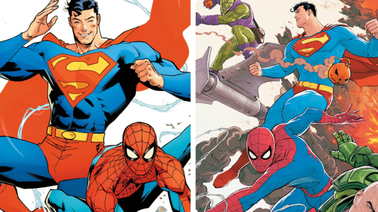 Superman and Spider-Man are crossing over next year, and it looks ...