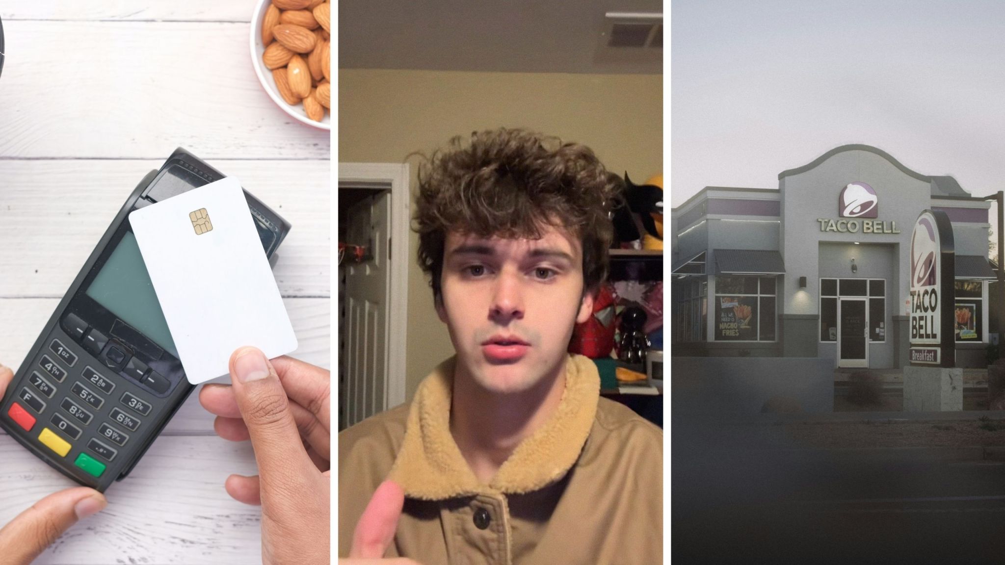 Did a Taco Bell Worker Steal His Credit Card?