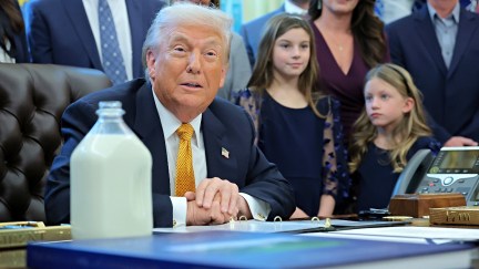 Donald Trump clarifies ‘whole milk’ starts with a ‘w,’ but he's the ...