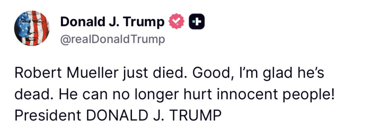 'I'm glad he's dead:' Donald Trump celebrates the death of a former FBI ...